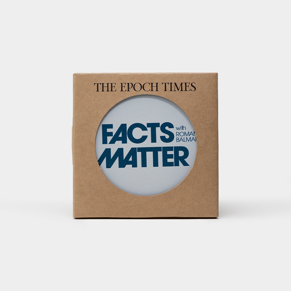 Facts Matter Ceramic Coaster – The Epoch Times Shop