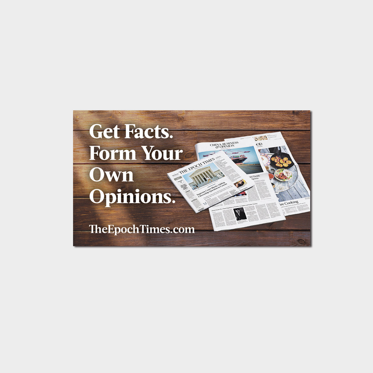 The Epoch Times Card_Get Facts. Form Your Own Opinions – The Epoch ...